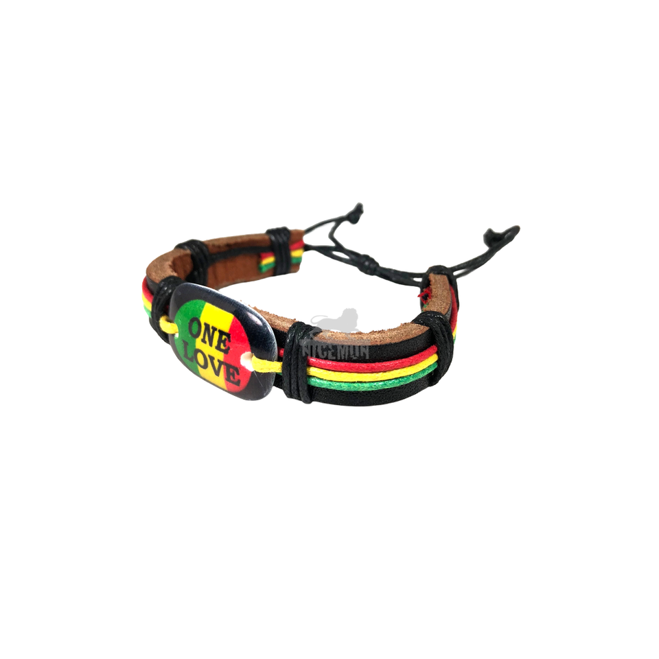 One Love Emblem Handgelenk Armband Süß Jamaika Bob Reggae RGY Band One ...
