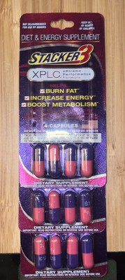 Stacker 3 XPLC Extreme Performance Formula 3 - 4 Packs (12 Pills Total ...