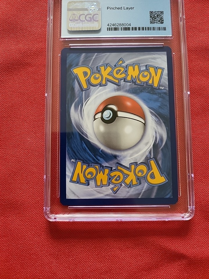 Pokemon: Vaporeon Hidden Fates Holo Rare #18 PINCHED LAYER ERROR CARD ...