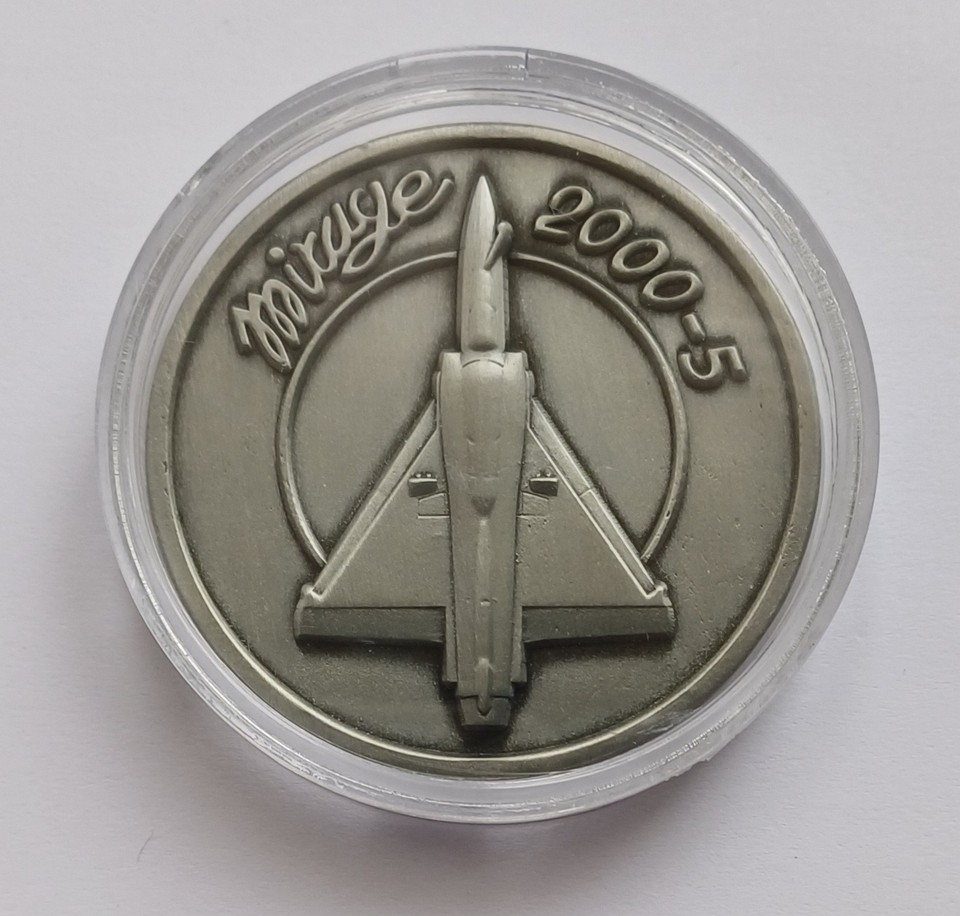 Hellenic Air Force 331 Squadron Greek Mirage 2000-5 Challenge Coin ...