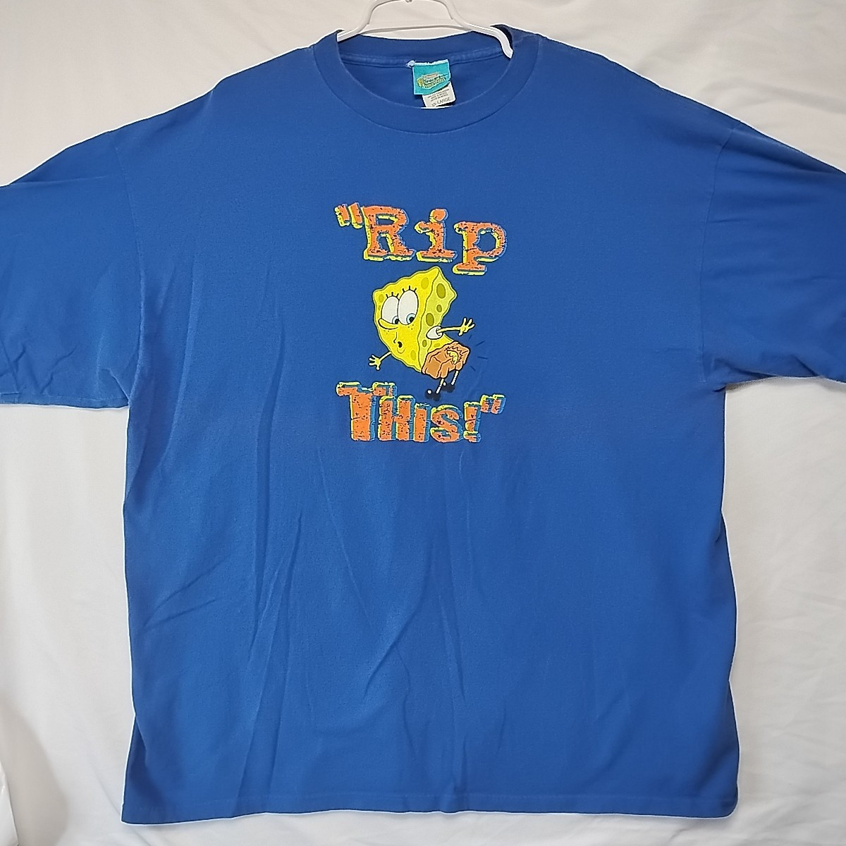 Vintage Nickelodeon SpongeBob SquarePants Shirt Rip T… - Gem