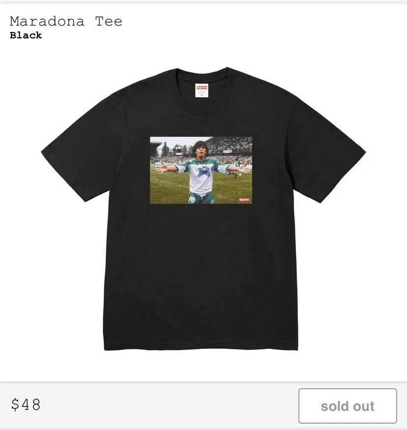 新品本物 Supreme BOX Large Maradona メンズ