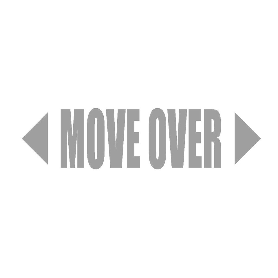 Move Over Sticker - 2 Pack - Safety Move Over Decal - Choose Color Size ...