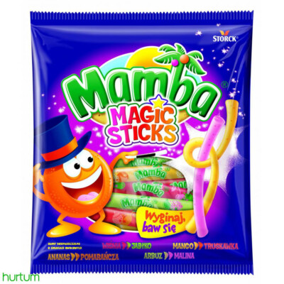 Mamba Magic Sticks Fruit Chews Cherry Orange Apple WaterMelon Mango ...