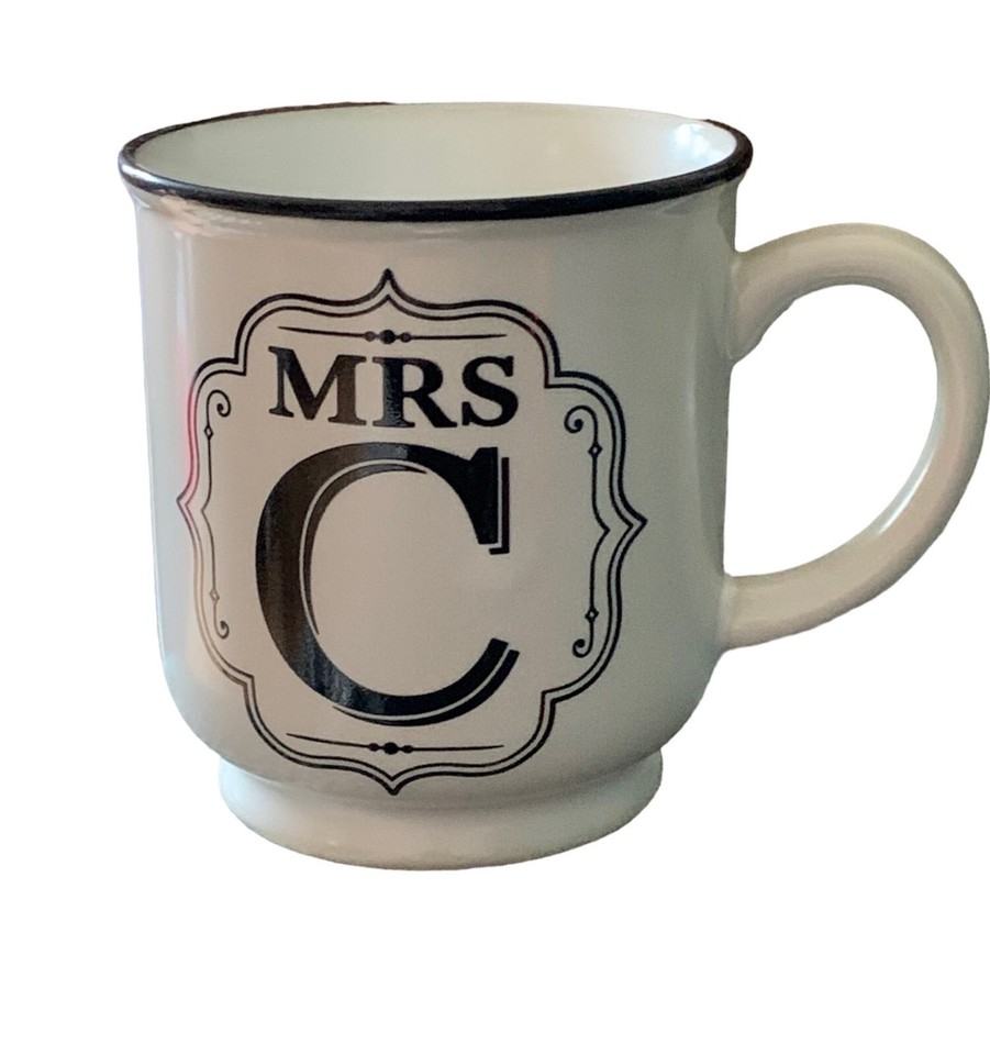 Alphabet Mug Mr / Mrs / Miss Men's Women's Gift Mug Birthday ...
