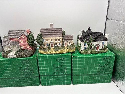 Lot Of 3 HO Scale Houses Resin All Light Up Original Boxes Possible ...