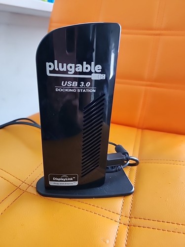 Plugable USB 3.0 Universal Laptop Docking Station Dual Monitor Windows ...