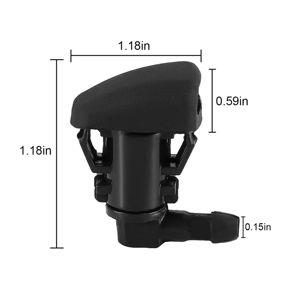 Windshield Wiper Water Washer Spray Nozzle Jet For Jeep Grand Cherokee ...