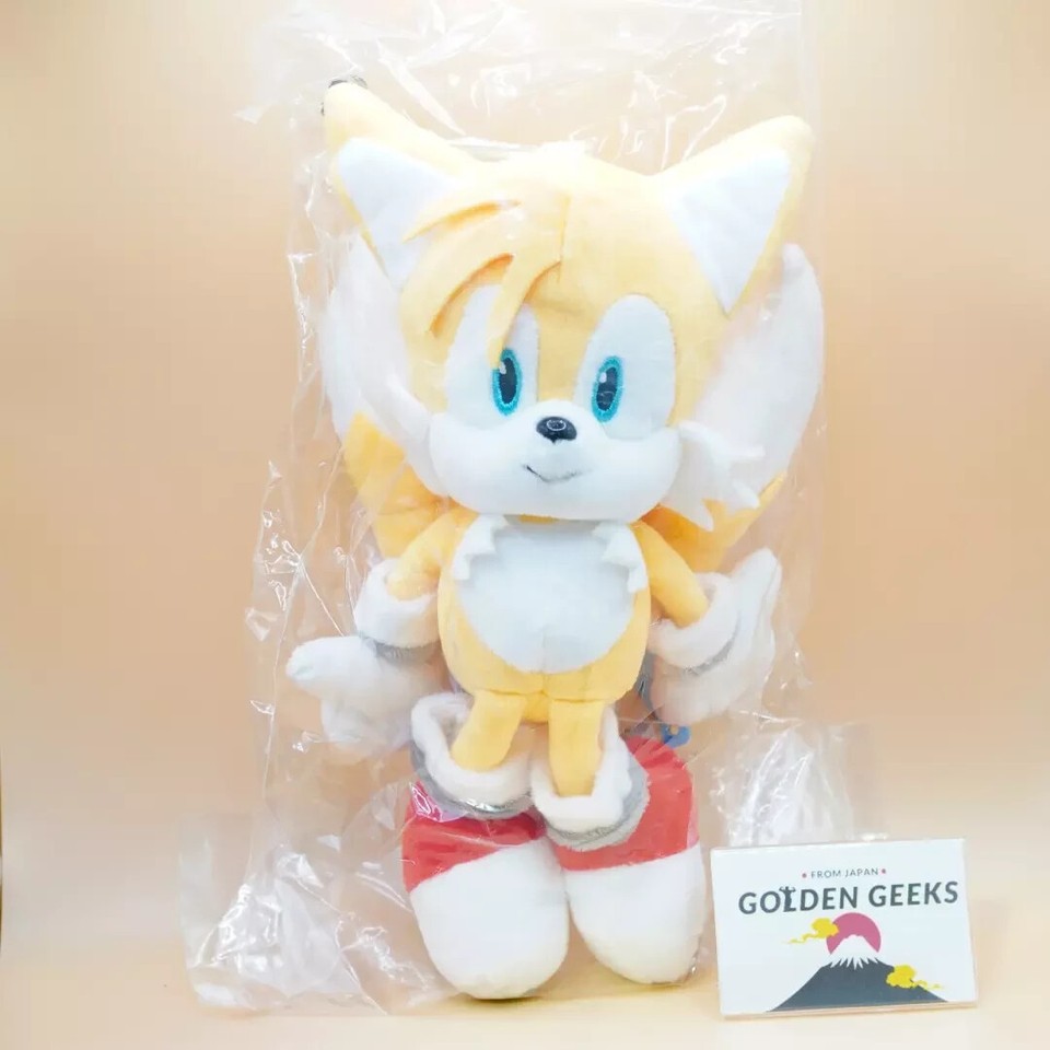 [Set of 2] SEGA SANEI Knuckles & Tails Plush Doll SONIC THE HEDGEHOG ...
