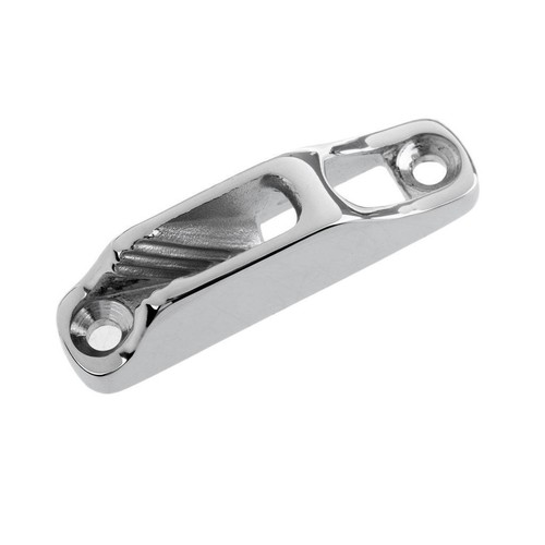 Mini Boat Rope Clam Cleat (70 x 17 x 18mm) - 316 Marine Stainless Steel ...