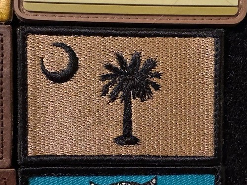 South Carolina State Flag Subdued morale patch, New! | eBay