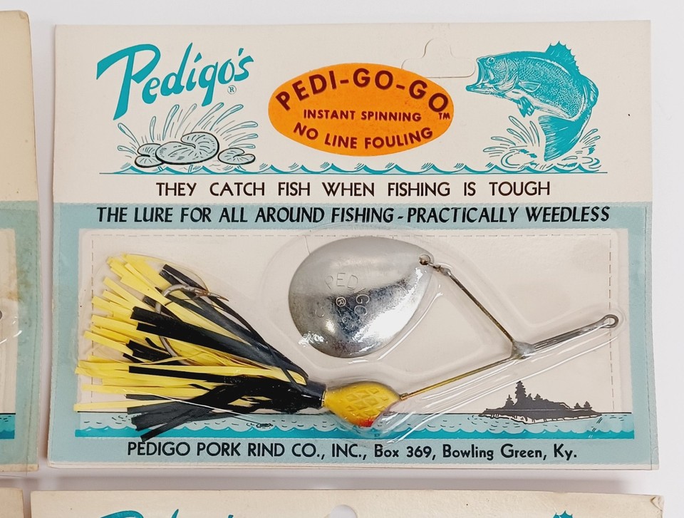 Vintage Pedigo's Pedi-Go-Go Spinrite Fishing Lure Lot Kentucky - NOS ...