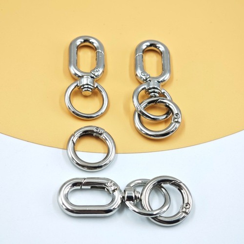 Luxury Swivel Spring Snap DIY Keys Hooks Key Chain Bag Accessories ...
