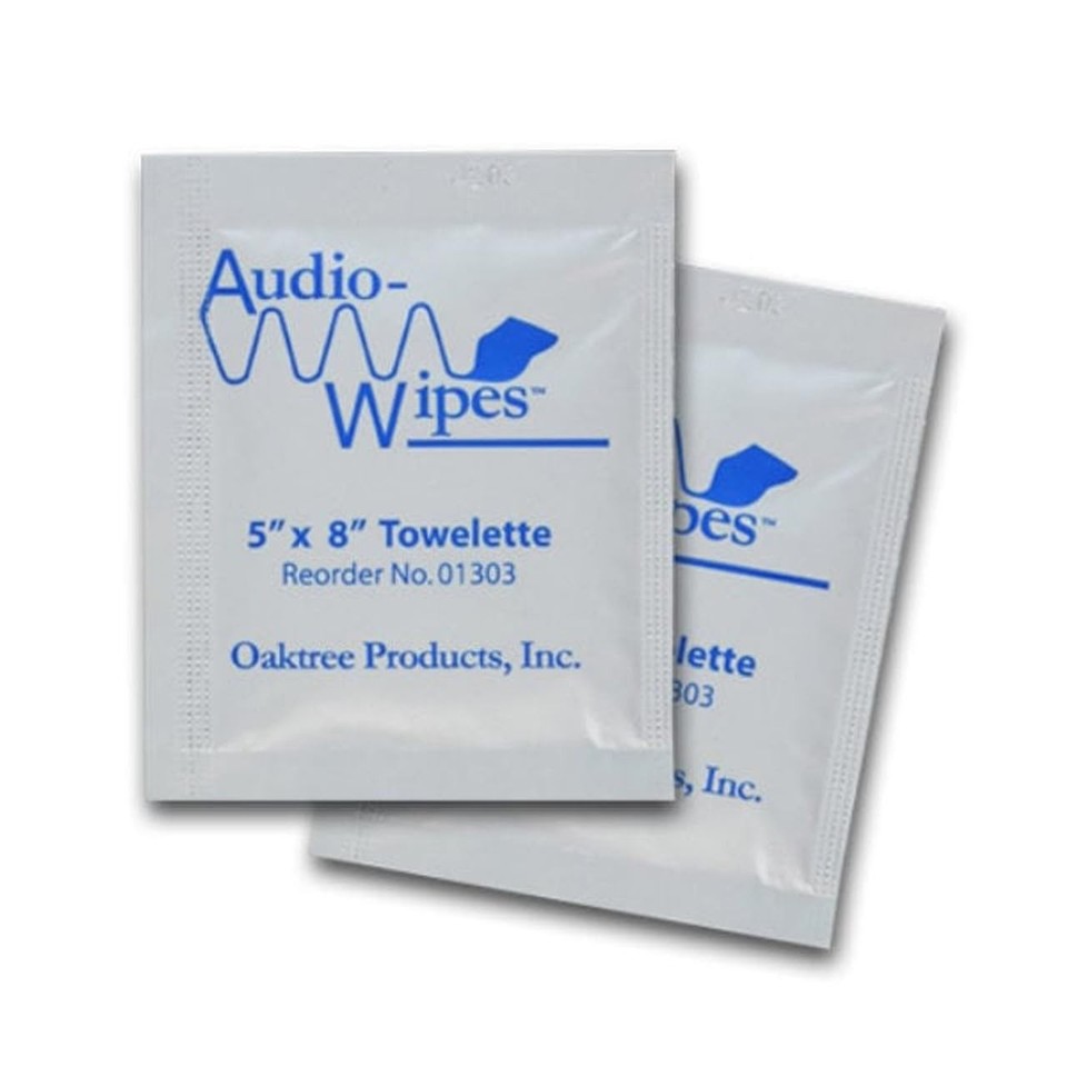 Audio-Wipes 100 Count – Individually Wrapped Alcohol-Free Cleaning ...