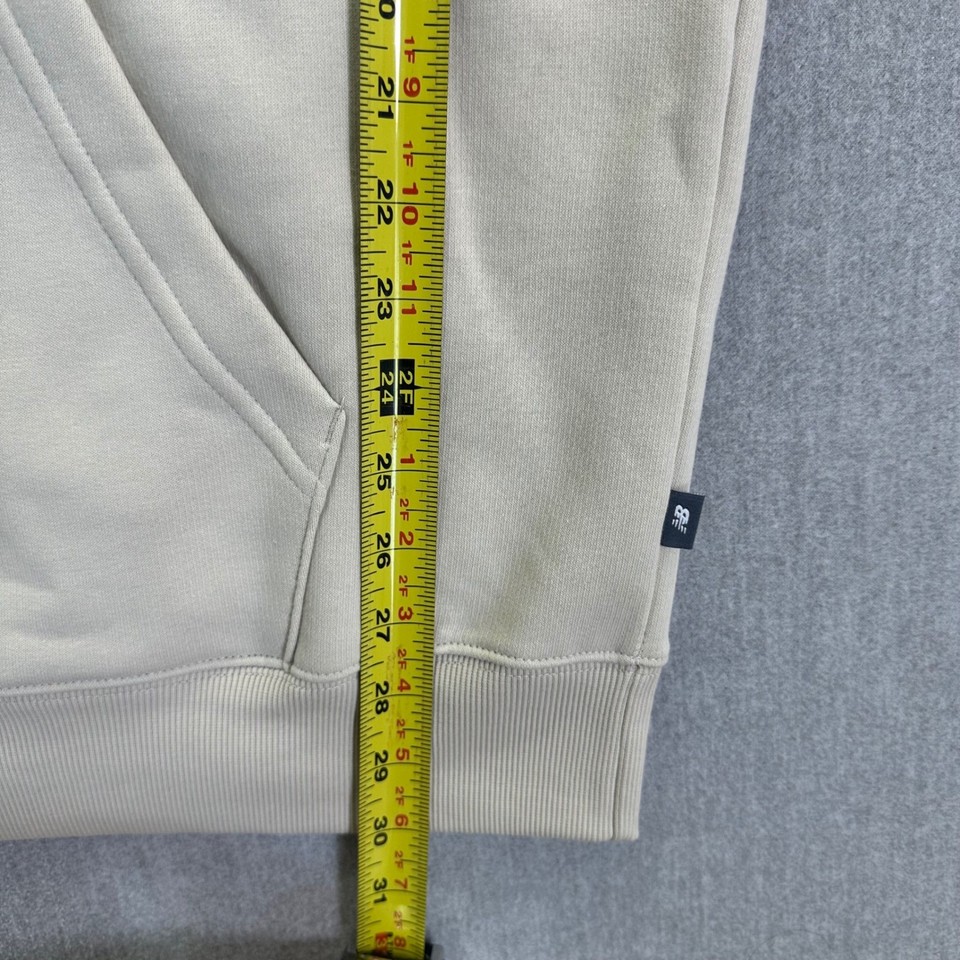 New Balance Essential Woven Label Pullover Hoodie Men's Large Relaxed ...