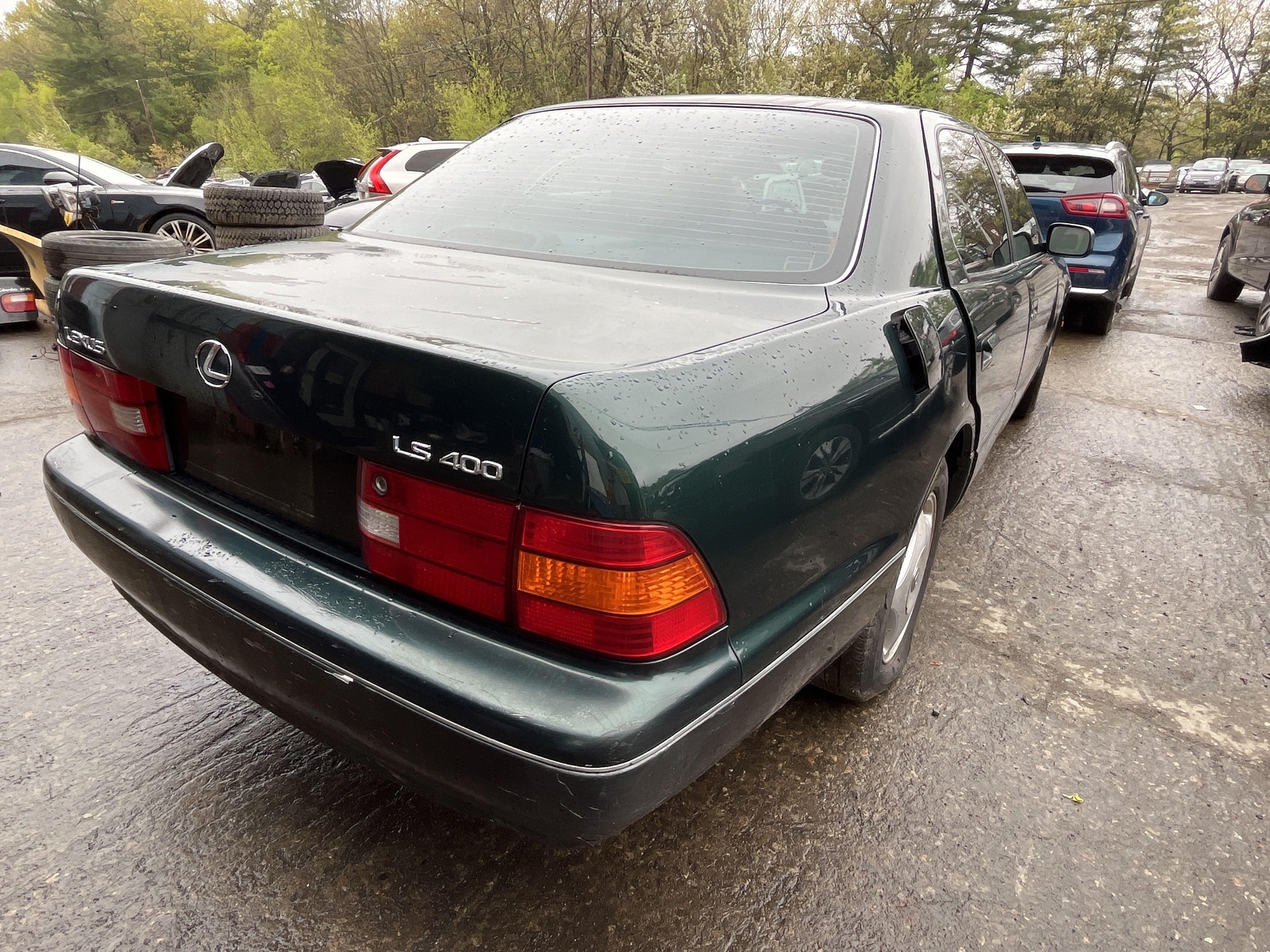 Rear Bumper Assembly LEXUS LS400 98 99 00 GREEN EXTPAINT CODE=6Q7 | eBay