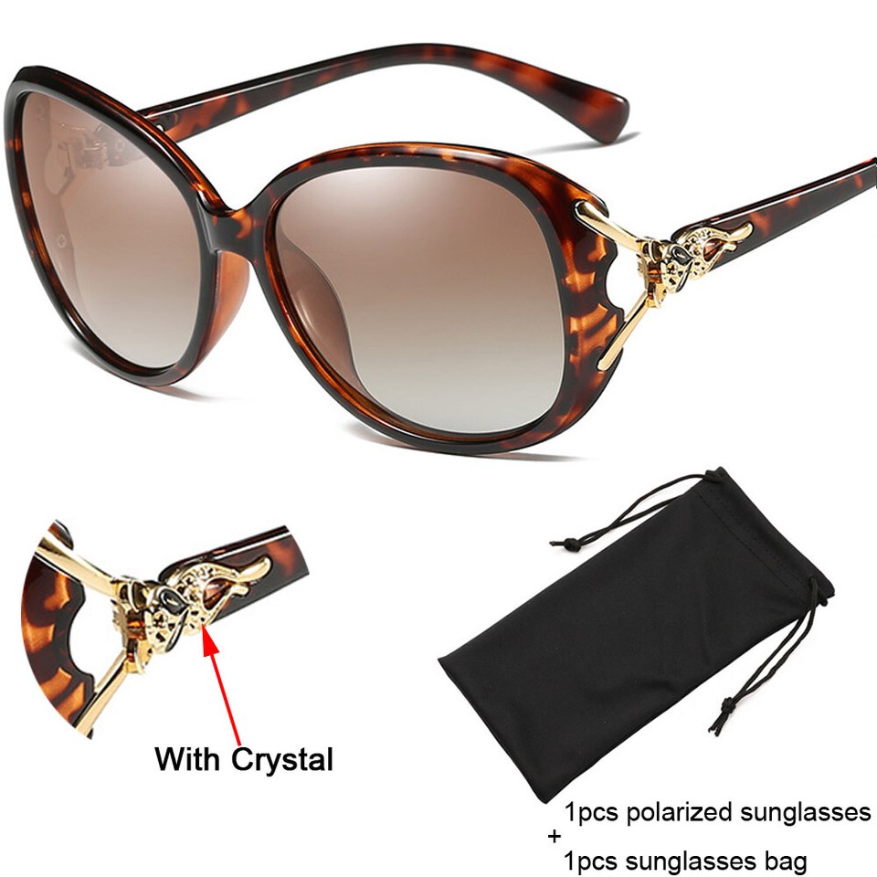 Fashion Polarized Women’s Ladies Designer Shades Oversized Sunglasses ...
