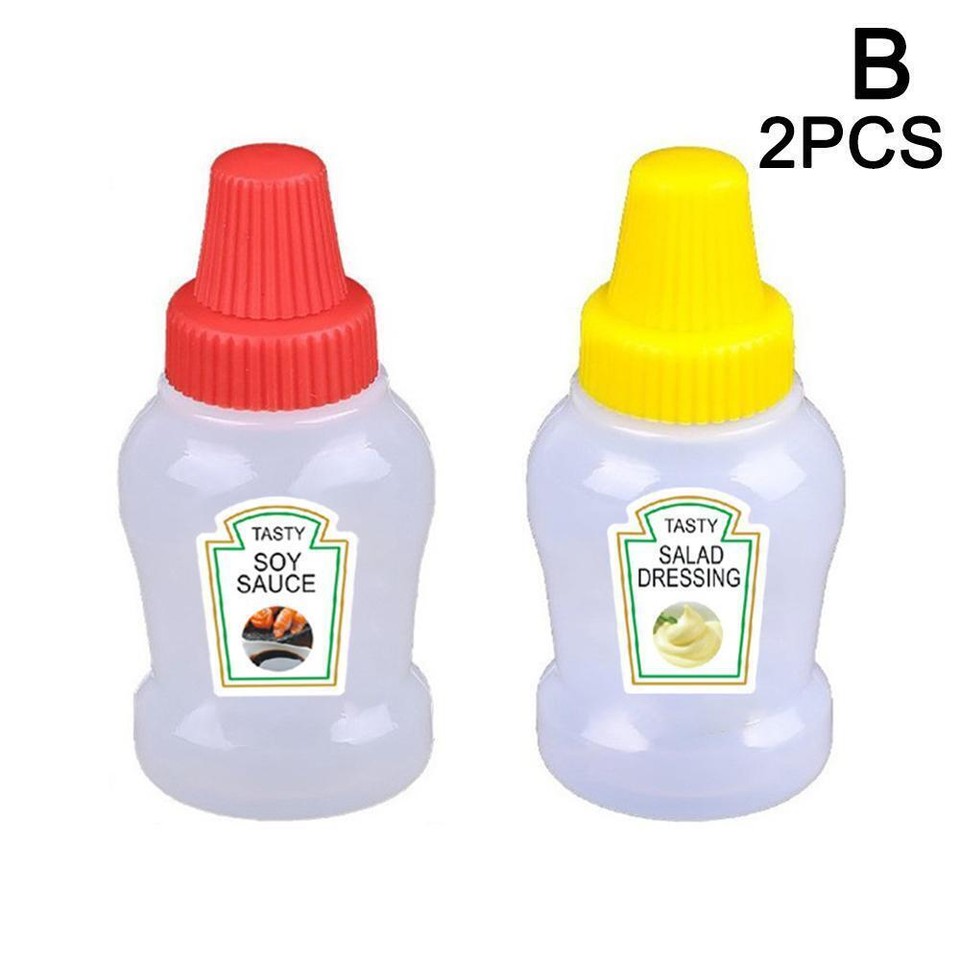 Mini Seasoning Sauce Bottle Portable Tomato Ketchup Jars Dressing |U.S ...