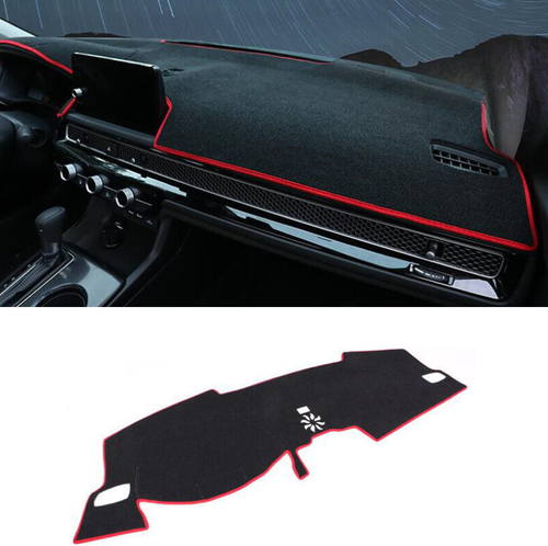 For Honda 11th Civic 2022-2023 Red Car Dashboard Dash Mat Dashmat Sun ...