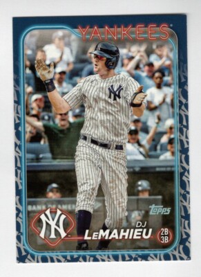 2024 Topps Team Color Border Variation #641 DJ LeMahieu New York ...