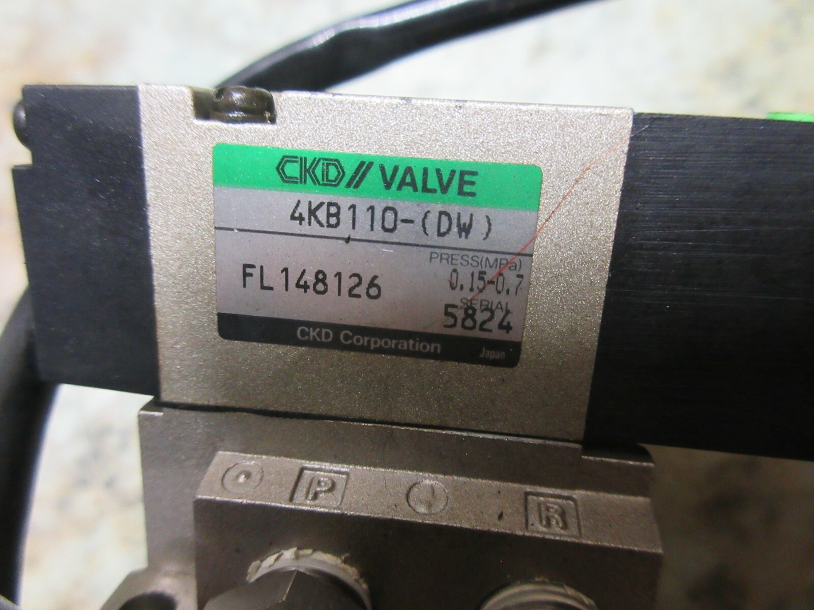 CKD VALVE 4KB110-DW FL148126 5824 SODICK MARK 21G EDM A500W EDM | eBay
