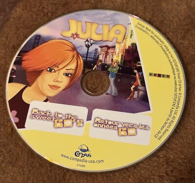 Julia Back To The Sweet 60s PC CD ROM Compedia Game Disc Only | eBay