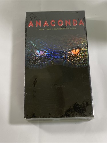 Anaconda VHS 1997 NEW Factory Sealed Columbia Watermark Jennifer Lopez ...