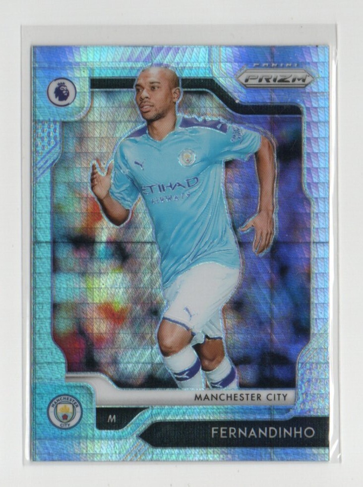 2019-20 FERNANDINHO PANINI PRIZM MANCHESTER CITY SOCCER SILVER HOLO ...