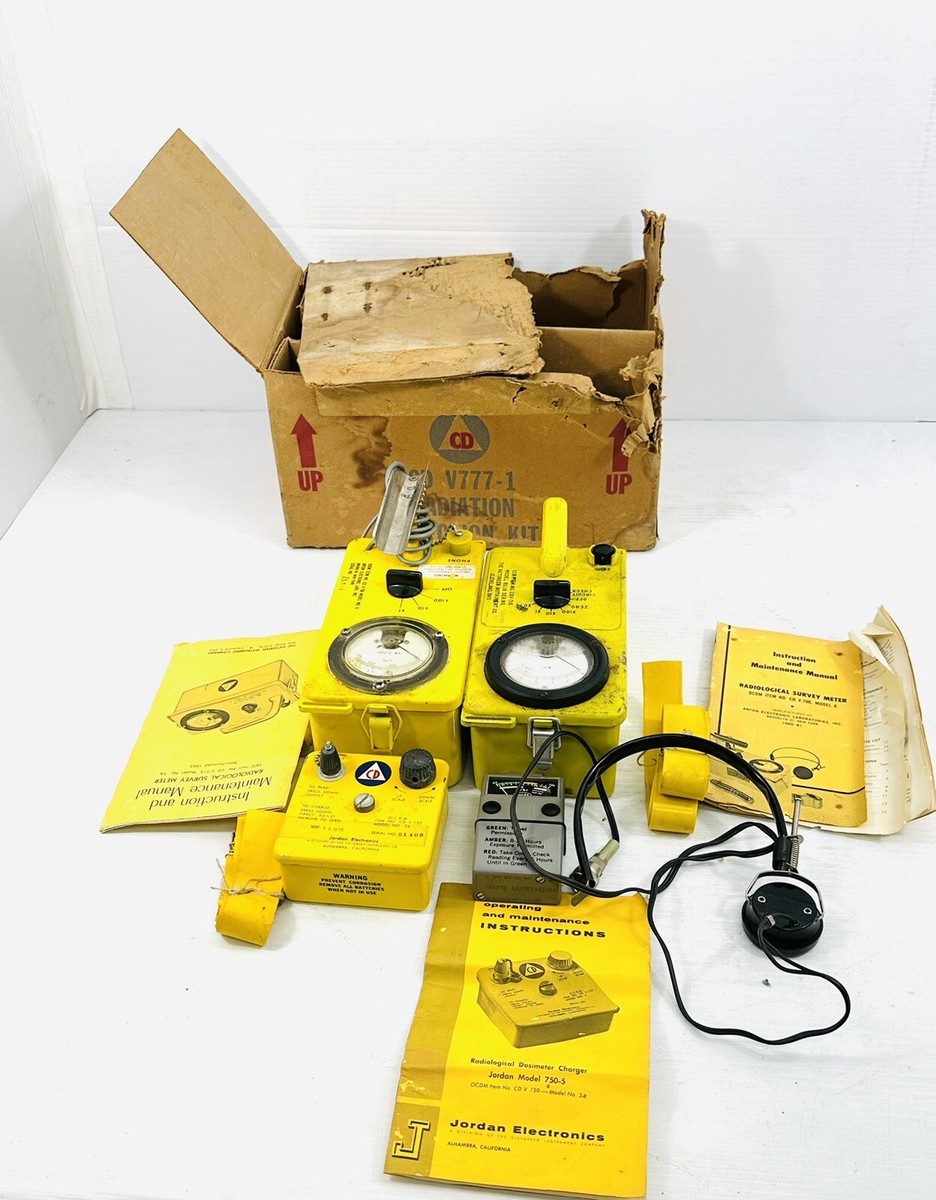 Civil Defense Geiger Counter Civil Defense CDV 710 Fallout Shelter