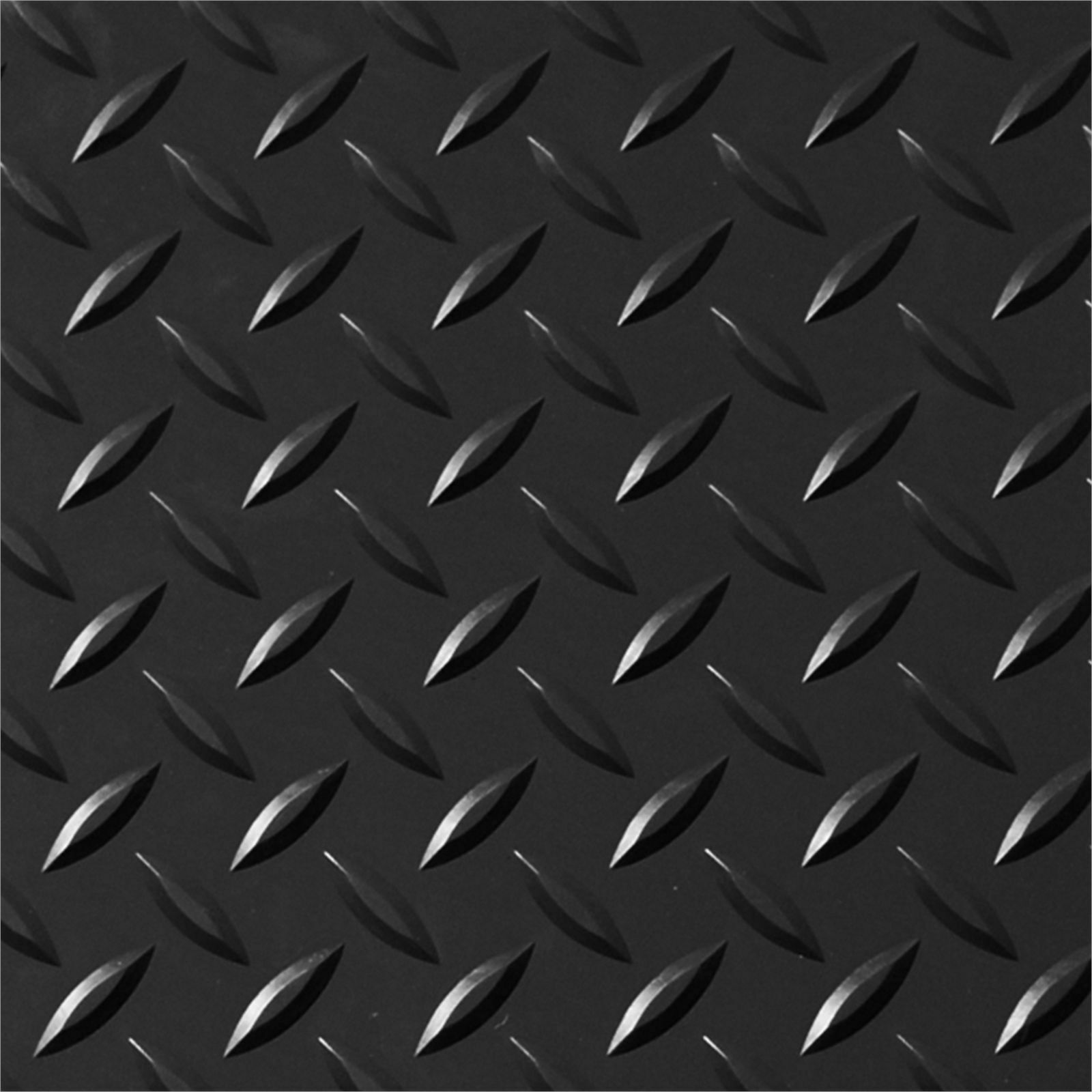 EXTRA THICK DIAMOND CHECKER - PLATE RUBBER GARAGE FLOORING MATTING ...