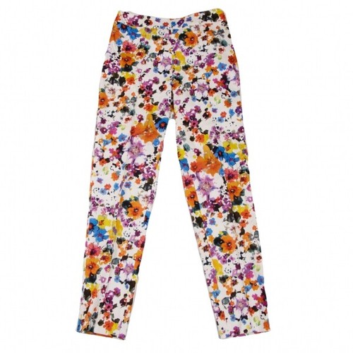 MaxMara Cotton Floral Printed Stretch Pants Size 40(K-133082) | eBay