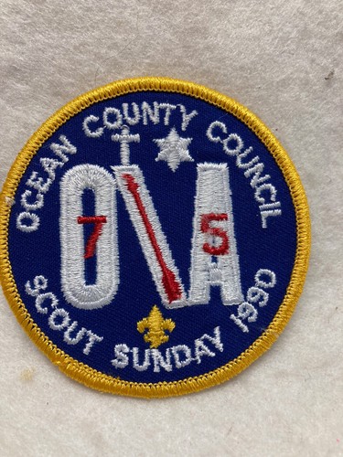 (CL2) Boy Scouts - Ocean County Council - OA Scout Sunday 1990 patch | eBay