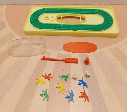 Vintage Blue Box Horse Derby Race Plastic Toy Game | eBay