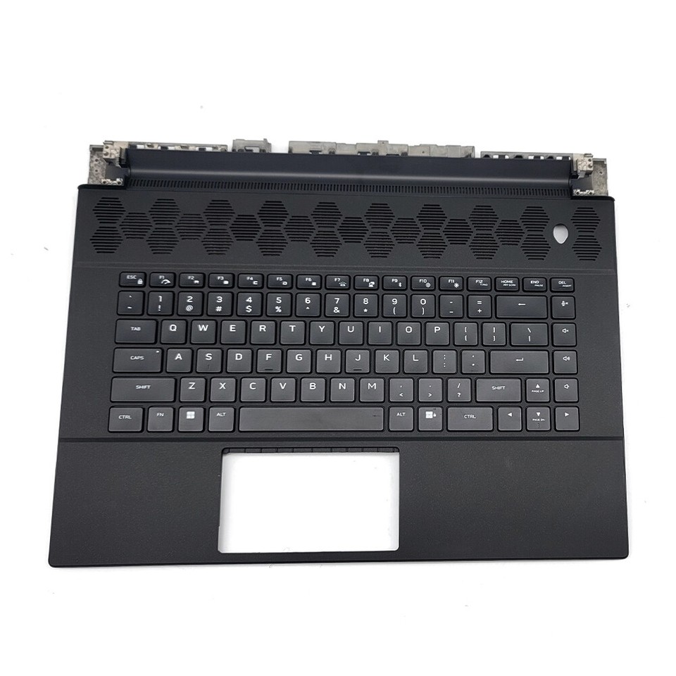 New For Alienware M16 R1 0CGM3Y Black Upper Case Palmrest Cover Backlit ...