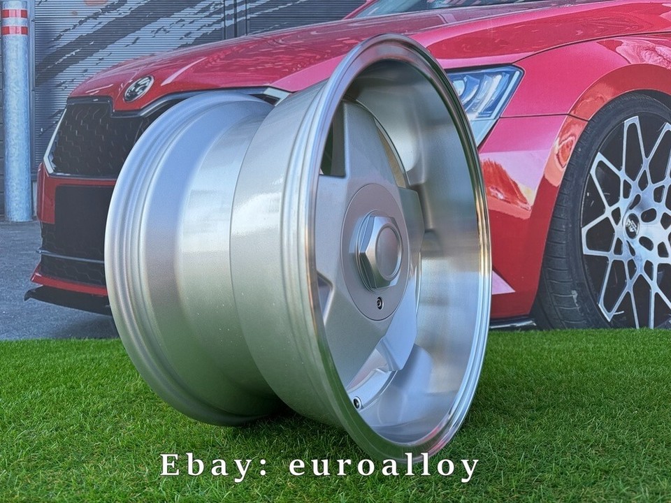 4 x 16 Inch 4x100 Borbet A Style Deep Dish Wheels: Fits For BMW E30 VW ...