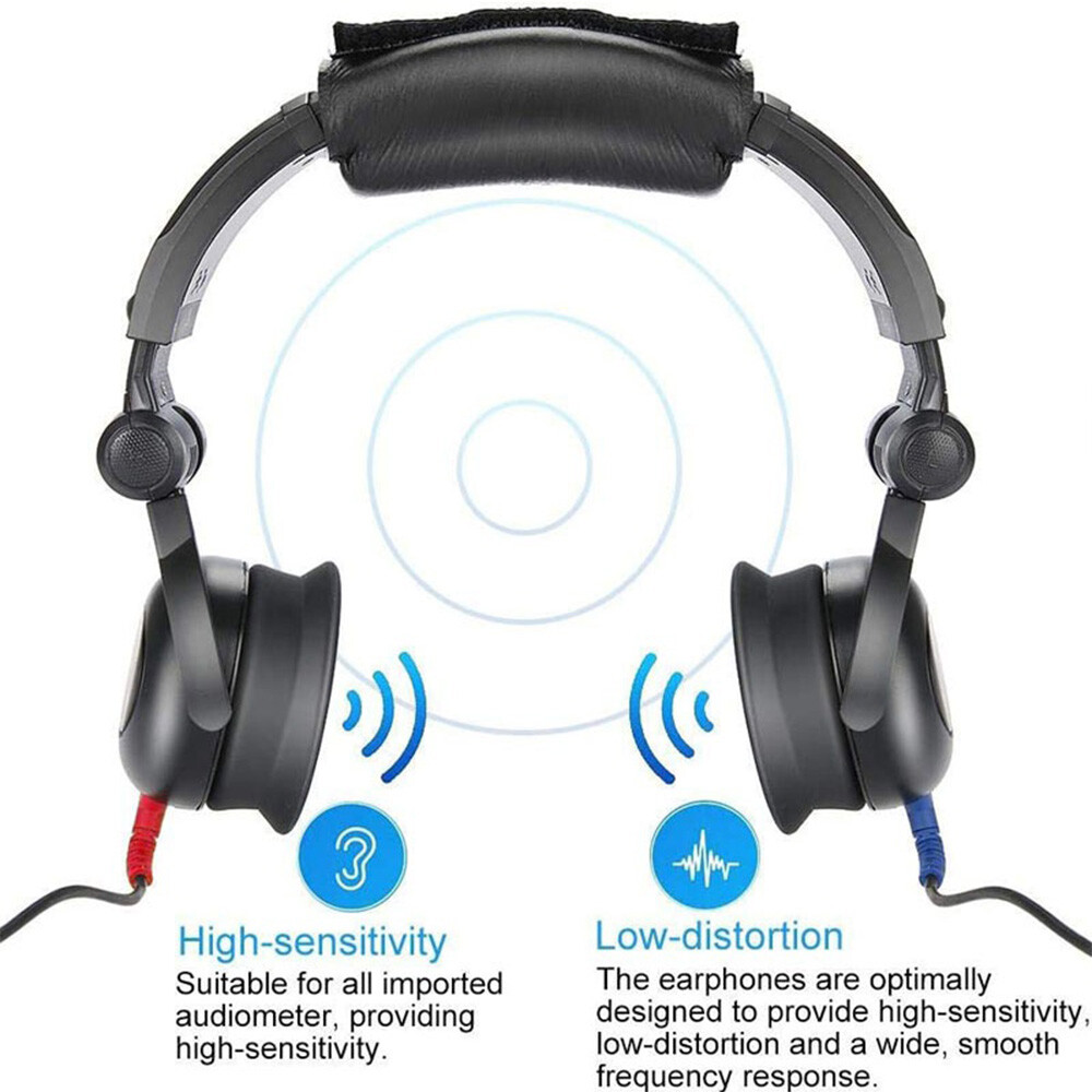 Brand New TDH39 DD45 Audiometer Earphone Air Transducers Headsets | eBay