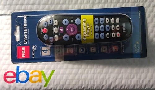 RCA Universal Remote Model RCR414BHE NEW NIP Sealed Platinum Pro ...