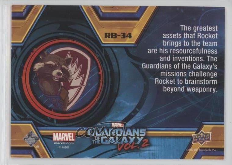 2017 Marvel Guardians of the Galaxy Volume 2 Walmart Rocket Raccoon #RB ...