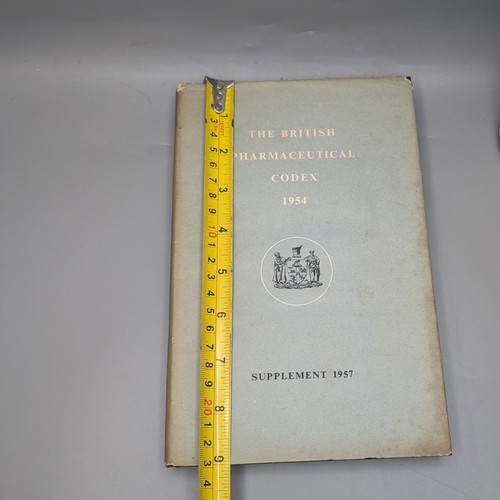 British Pharmaceutical Codex 1954 and Supplement Book 1957 + Substance ...