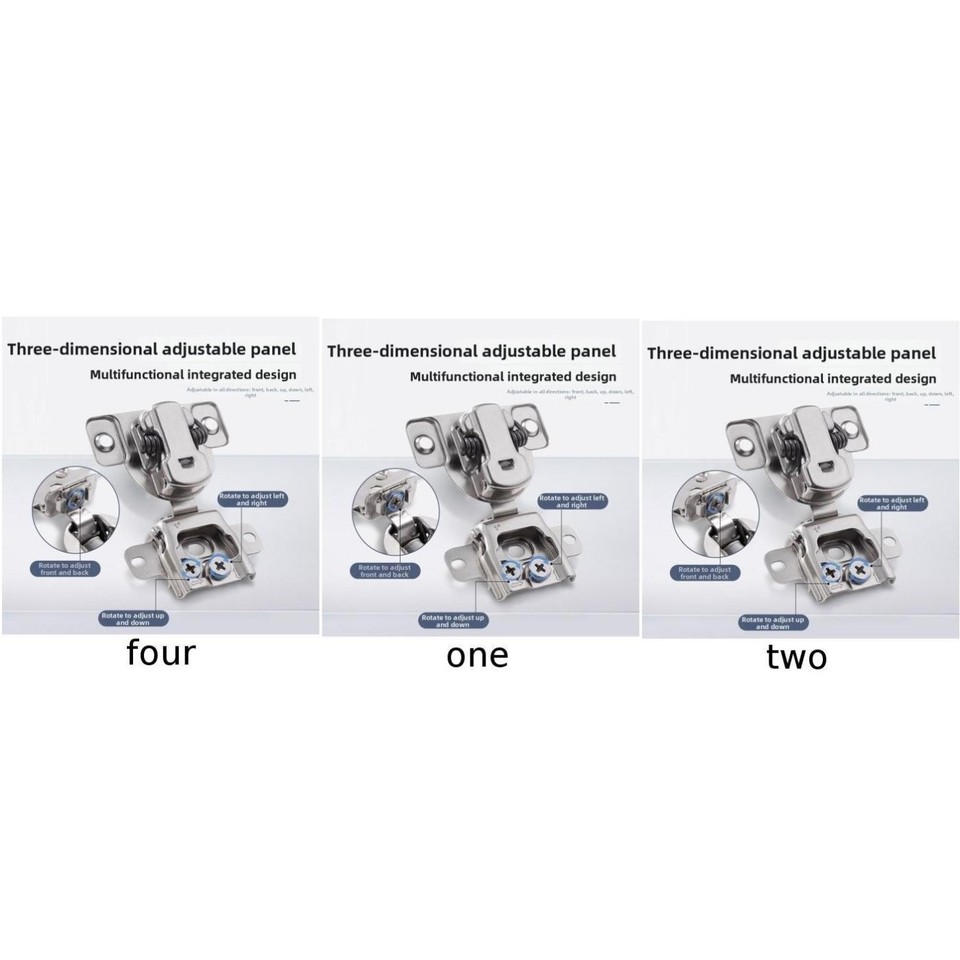 Inward Opening Hinge Hydraulic Damping Mechanism Cold Rolled Steel ...