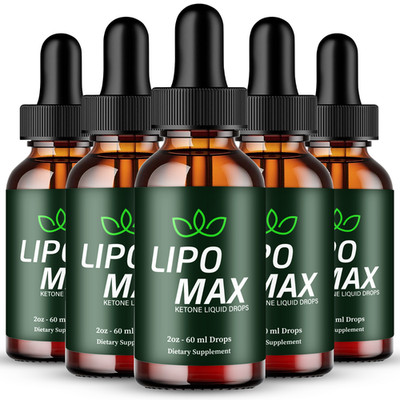 (5 Pack) Lipo Max Drops, Advanced Formula Health & Fitness Supplement ...