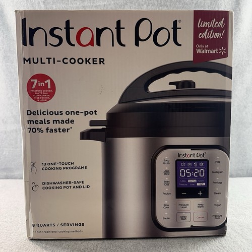 Instant Pot 8 Quart 7-in-1 Multi-Use Programmable Pressure Cooker 80 ...