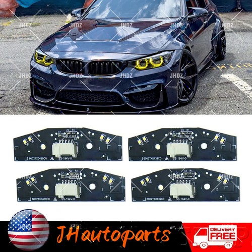 Yellow Angel Eye DRL LED Boards FOR BMW 428i 428iX 435i 435iX 2014-2017 ...