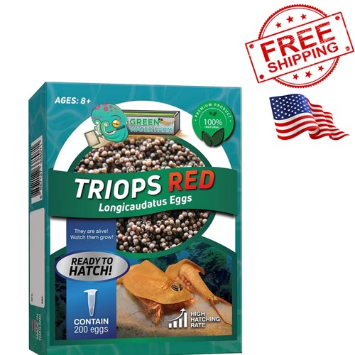200 Pure Triops Red Longicaudatus Eggs - Educational Hatching Kit for ...