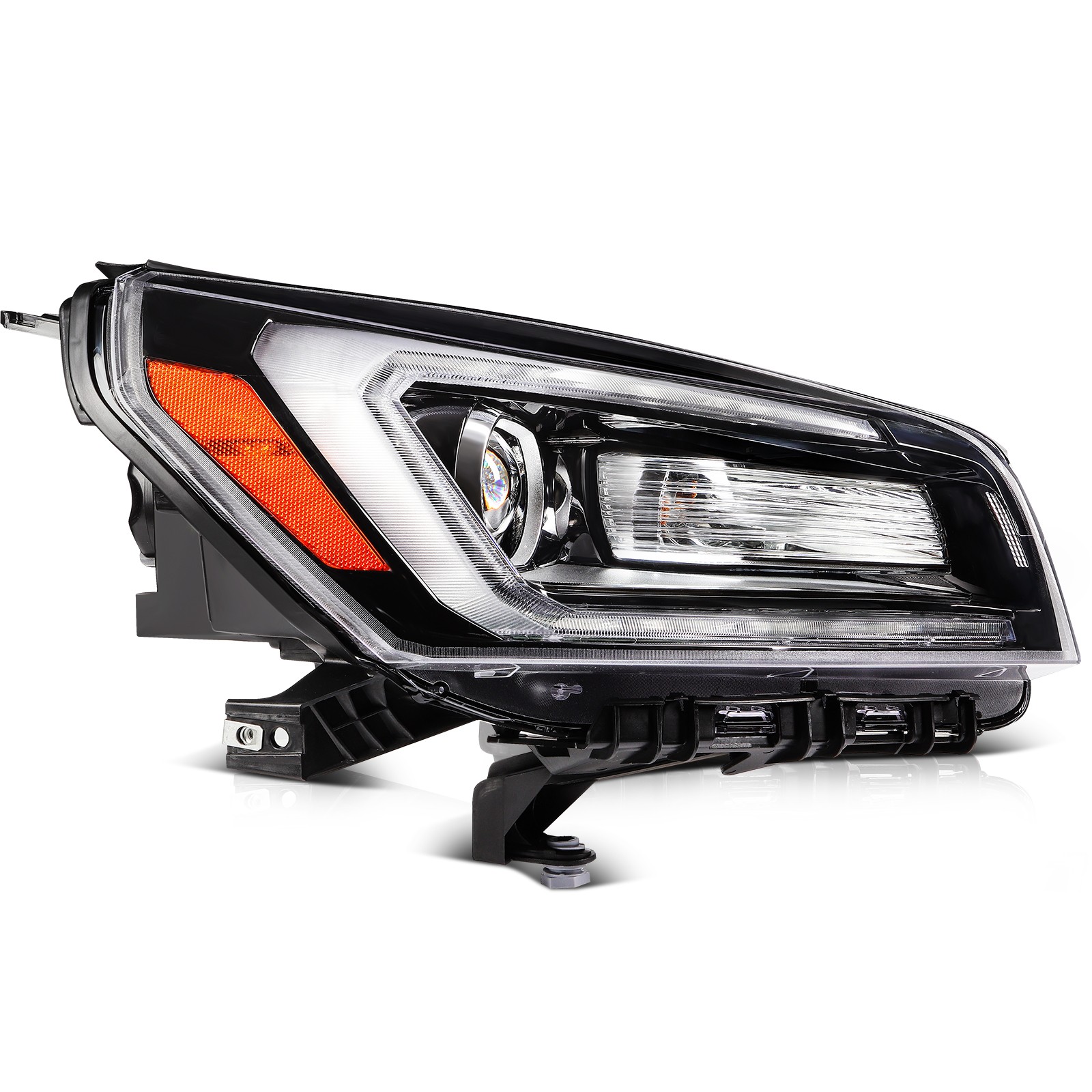 For 3.6L 2013 2014 2015 2016 GMC Acadia Headlight Assembly Right Black ...