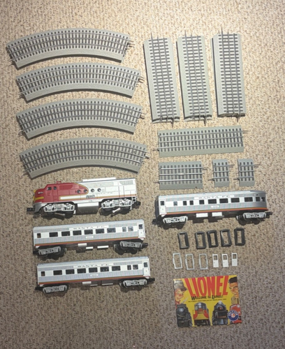 SANTA FE EL CAPITAN TRAIN SET includes CONVERTIBLE FT DIESEL #158 SKU ...