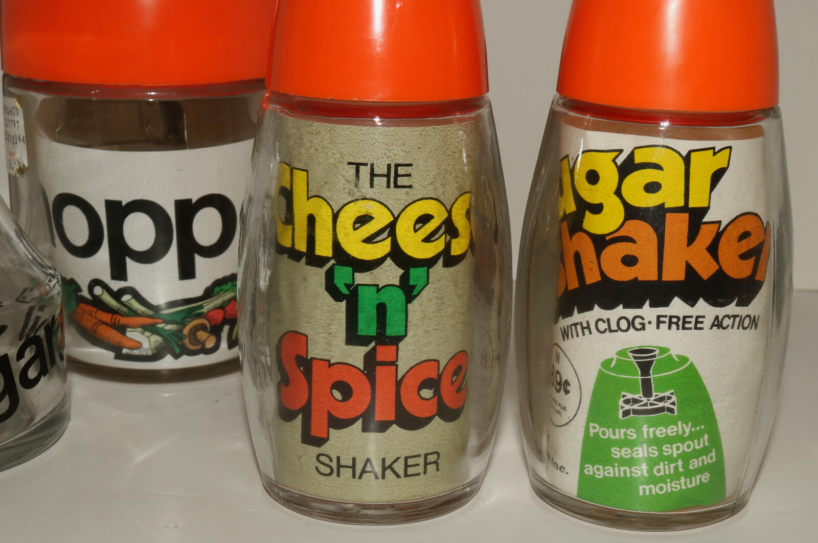 GEMCO-ware 1972 mod orange kitchen shaker chopper etc set of 4 | eBay UK