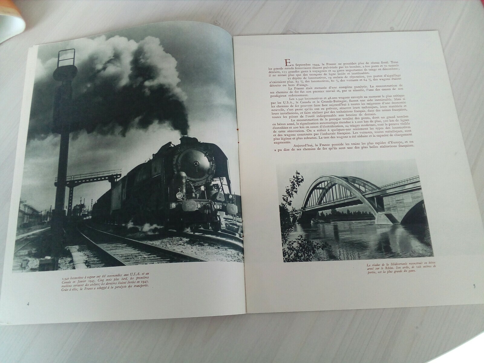 1951 livret document présentation sncf cheminot-les chemins de fer ...