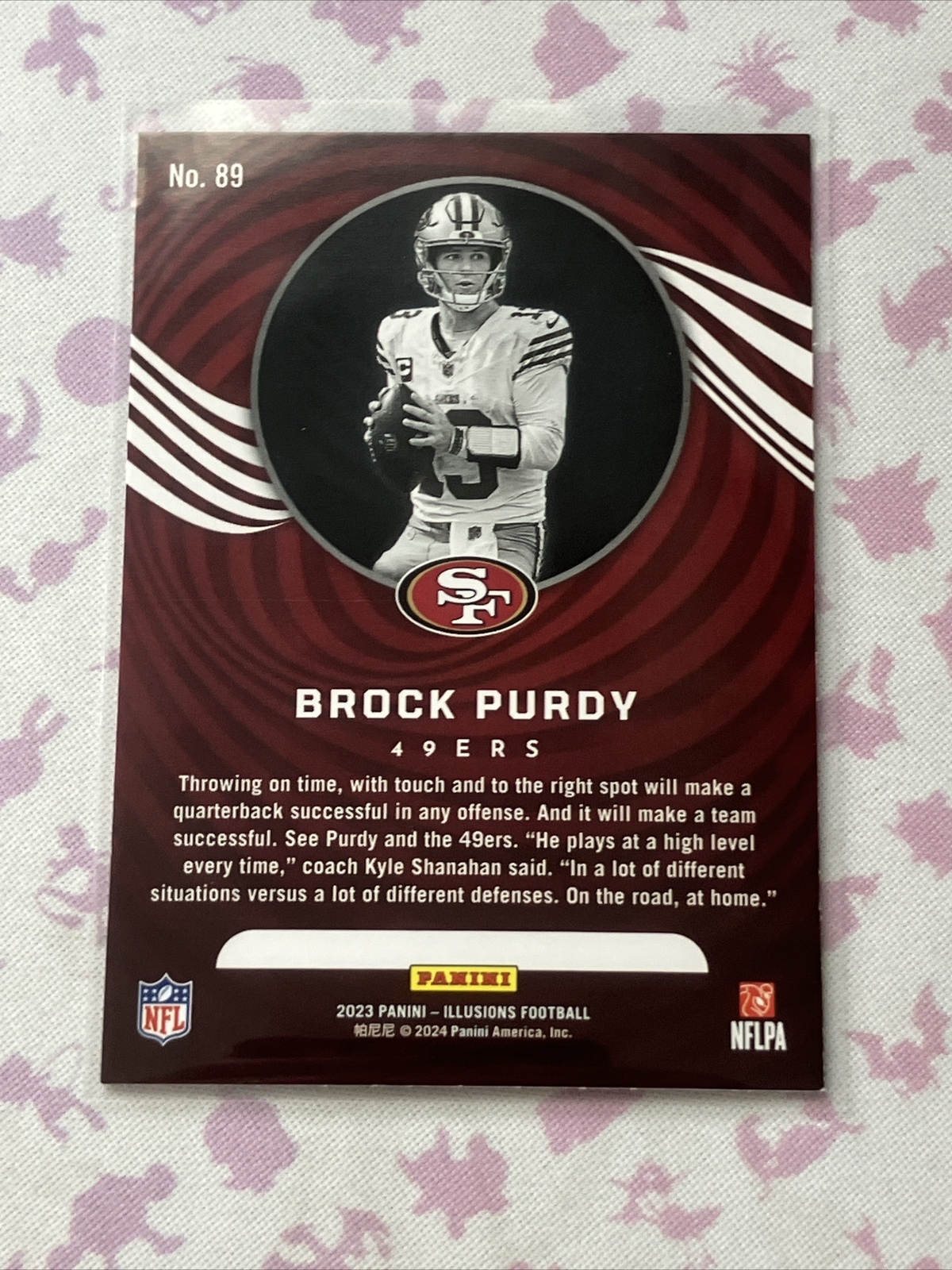 2023 Panini Illusions Brock Purdy #89 Orange Parallel - San Francisco ...
