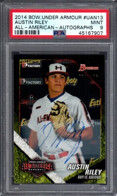AUSTIN RILEY ROOKIE 2014 Bowman Under Armour All American AUTO #/225 ...